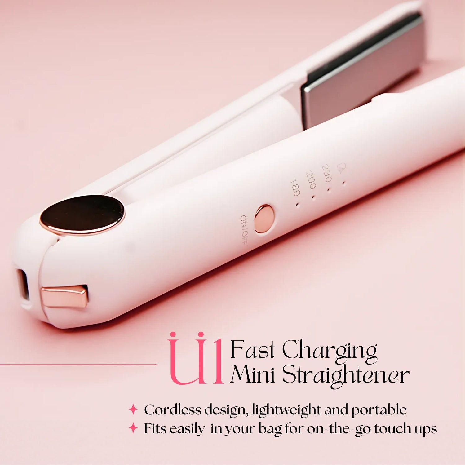 TRAVEL U1 Fast-Charging Wireless Mini Straightener – Pingo Philippines